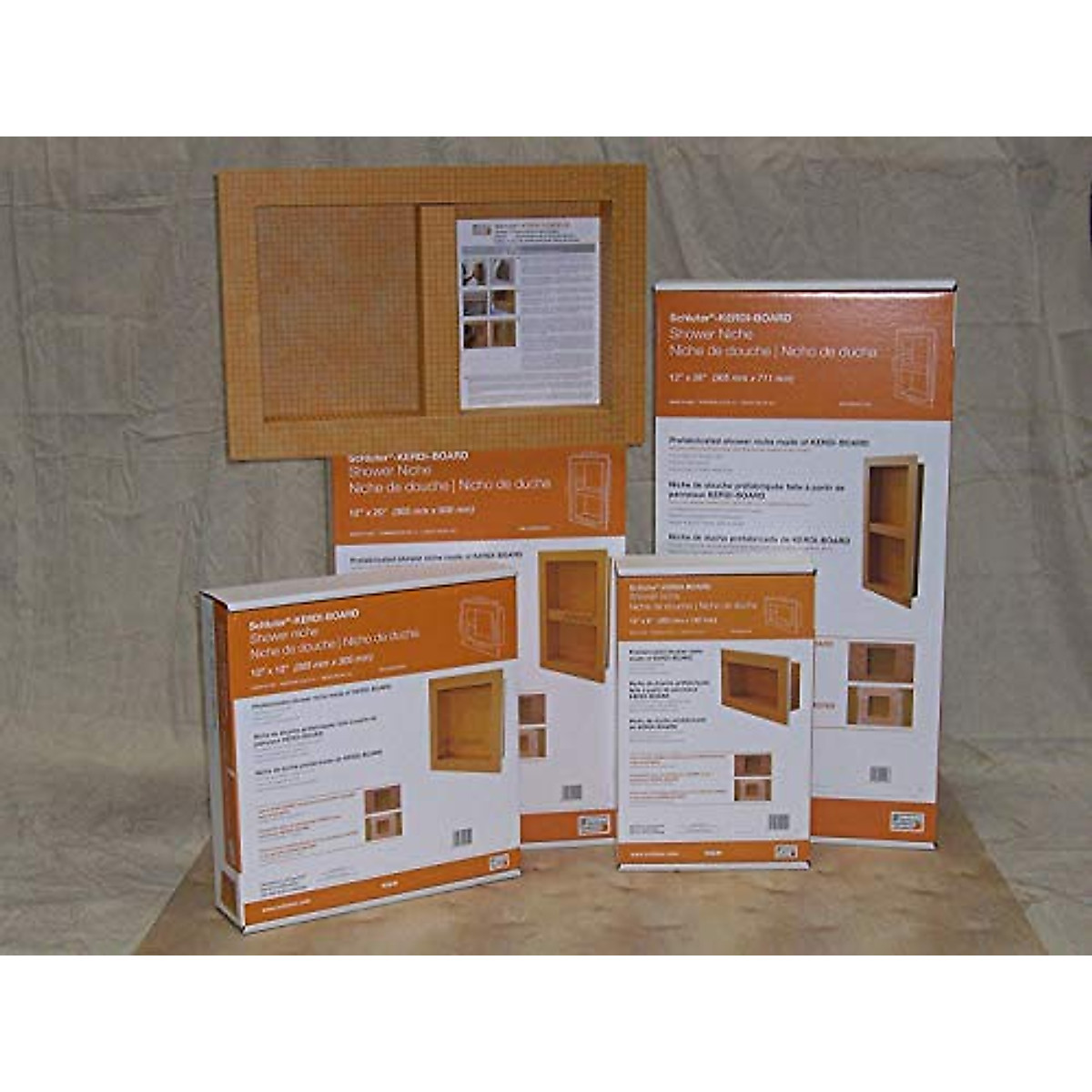 Kerdi-Board-SN 12 in. x 6 in. Shower Niche