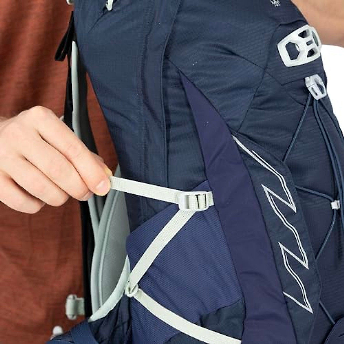 Osprey Talon 11L Men's Hiking Backpack with Hipbelt, Eclipse Grey, L/XL