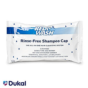 Dukal SC3756-5 Redi-Wash Rinse-Free Shampoo Cap, Pack of 5