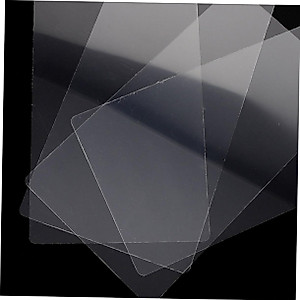 NUOBESTY 10pcs Printing Pen Copy Board Transparent Drawing Board 3D Drawing Paper Templates Drawing Tool Basic Template Painting Mat Drawing Board for 3D Printing Pen White PVC