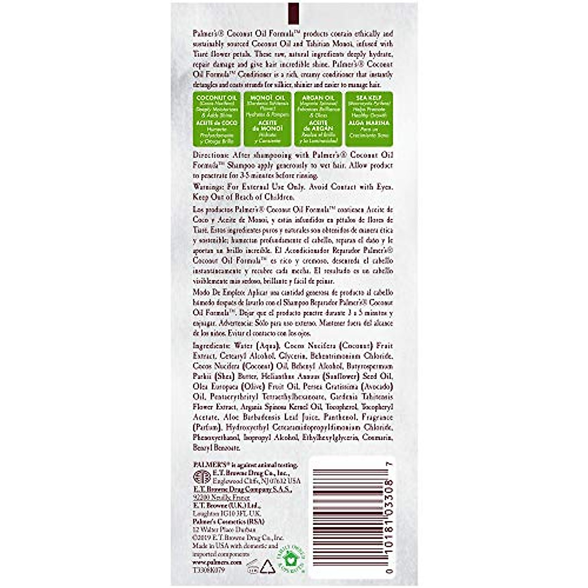 Palmer's Coconut Oil Formula Repairing Conditioner, 8.5 Ounce (Pack Of 3)