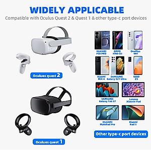 RCGEEK Capsule Power Bank for Oculus Quest 2 Accessories Battery Pack, 3300mAh Small Qculus Quest 2 Battery Pack Portable Charger, Ultra Compact & Lightweight, Extra Play Time