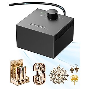 xTool Air Assist for S1 and M1 Ultra, 30L/min Air Output for Laser Air Assist compatible with xTool S1 and M1 Ultra, Auto Control Air Assist and Air Pump for Wood Cutter and Metal Engraver