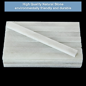 108Pcs Soapstone Pen, Flat White Soapstone Refills, Soap Stones Chalk, Professional Soapstone Pencil for Welders Textile Marking Tools and Markers Removable Markings on Steel Cast Iron