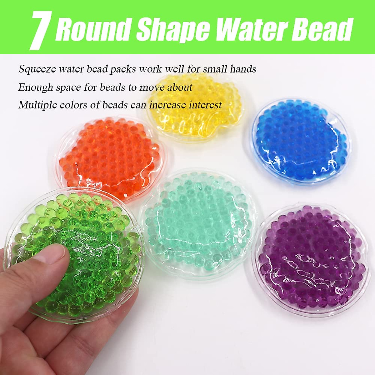 Small Ice Packs, Boo Boo Ice Packs for Injuries Reusable Hot Cold Packs Bulk Cold Compress for Pain Relief, Various Color, 8 Pack (Multicolored A)