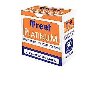 Treet Platinum Super Stainless Steel Double Edge Blade - 200 Blades
