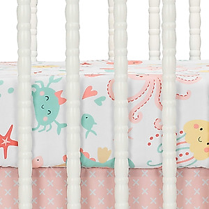 Bedtime Originals Ocean Mist 3Piece Crib Bedding Set, Multicolor