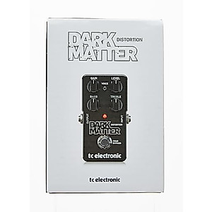 TC Electronic DARK MATTER DISTORTION Phenomenal Distortion Pedal with Extreme Dynamic Range, Two-Band EQ and Voicing Switch