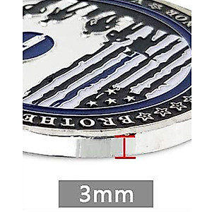 Thin Blue Line Police Officer Challenge Coin I Got Your 6