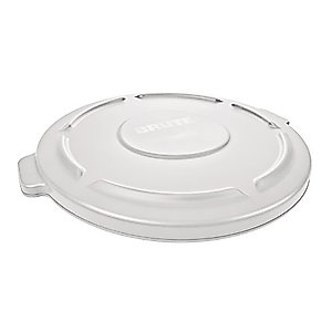 Rubbermaid Commercial Brute® Trash Can Lid, White, 55 Gallon, FG265400YEL