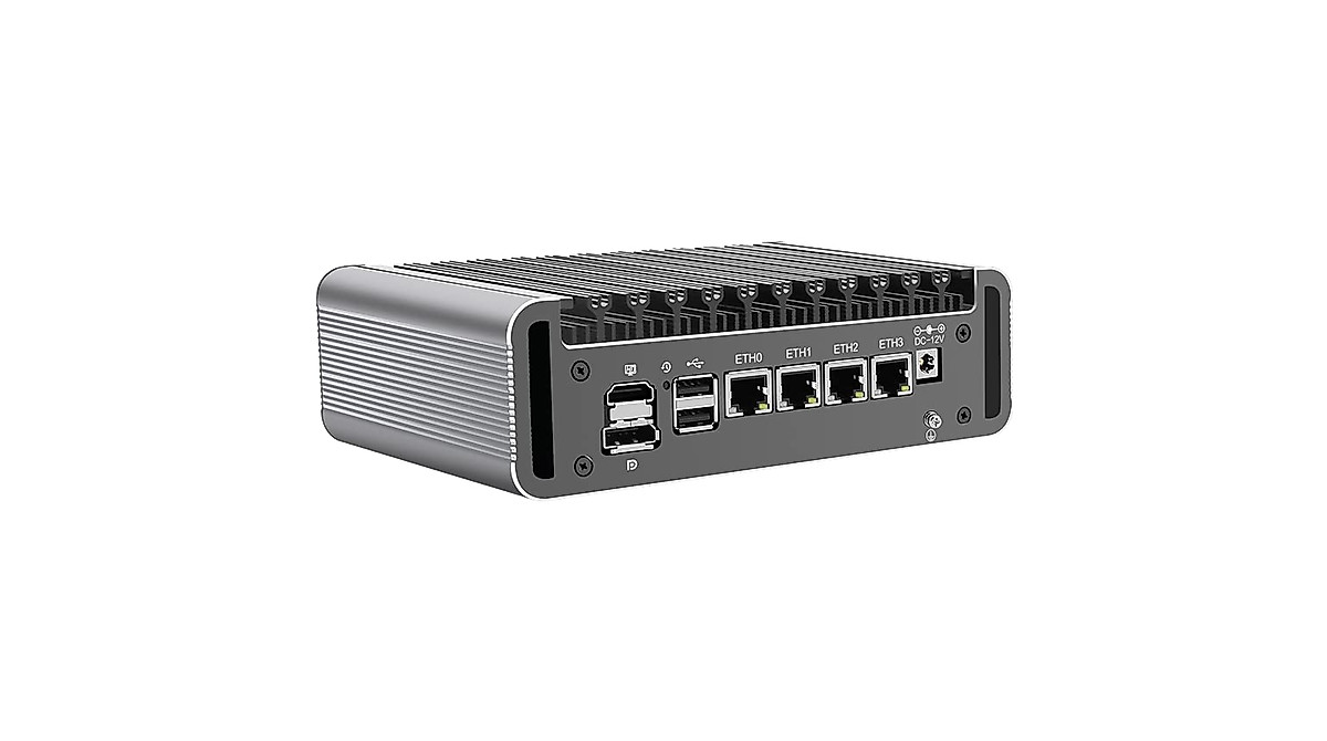 CWWK J6412 Fanless Mini PC | 2.5G LAN Soft Router Firewall