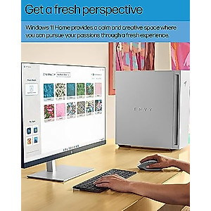HP Envy Desktop Bundle PC, NVIDIA GeForce RTX 3070 Graphics,12th Generation Intel Core i9 Processor, 64 GB SDRAM, 2 TB SSD, Windows 11 Home OS, Wi-Fi & Bluetooth
