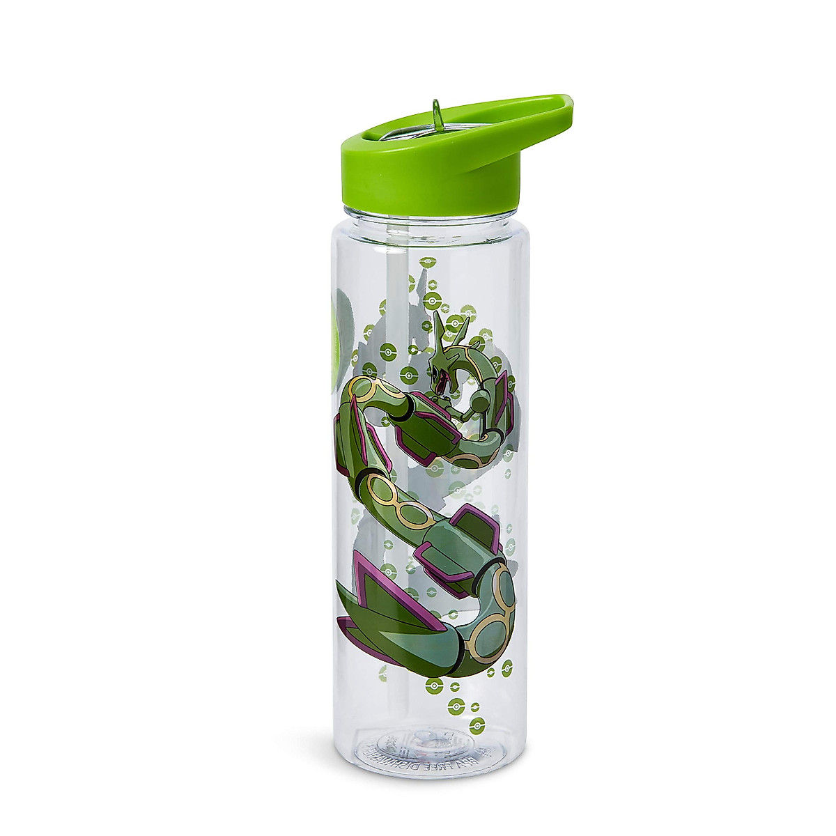 Pokemon Rayquaza 16oz Water Bottle - BPA-Free Reusable Drinking Bottles
