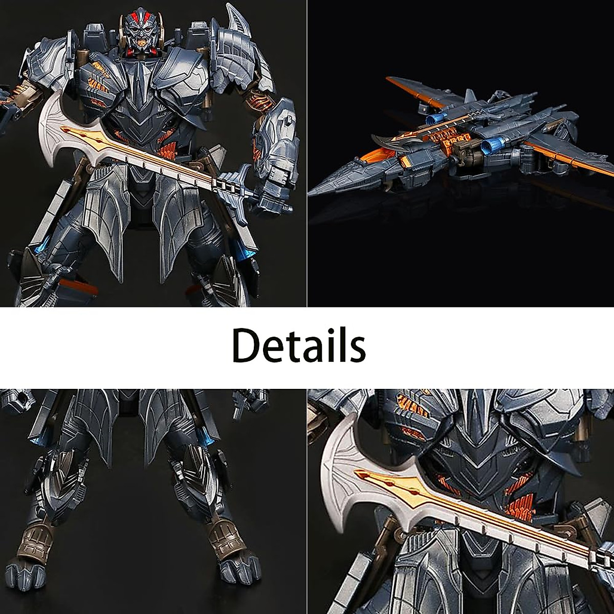 SkateIN Deformation Robots Toys, Car Robot Toys Anime Toy Action Figures 2 Modes Alloy Action Figure Toys Movie Fans Anime Collection Deformation Car Model Robot Toys for Kids Boys and Girls