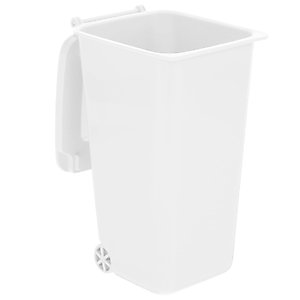 SHINEOFI Mini Trash Can with Lid Desktop Garbage Can Cute Waste Bin Garbage Storage Container Pen Holder for Home Office Table Small Organizer White