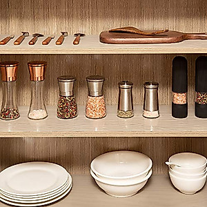 SinhRinh Drawer and Shelf Liner, 12IN x 10FT Non Slip Non Adhesive Cabinet Liner for Kitchen and Desk - Clear Ribbed