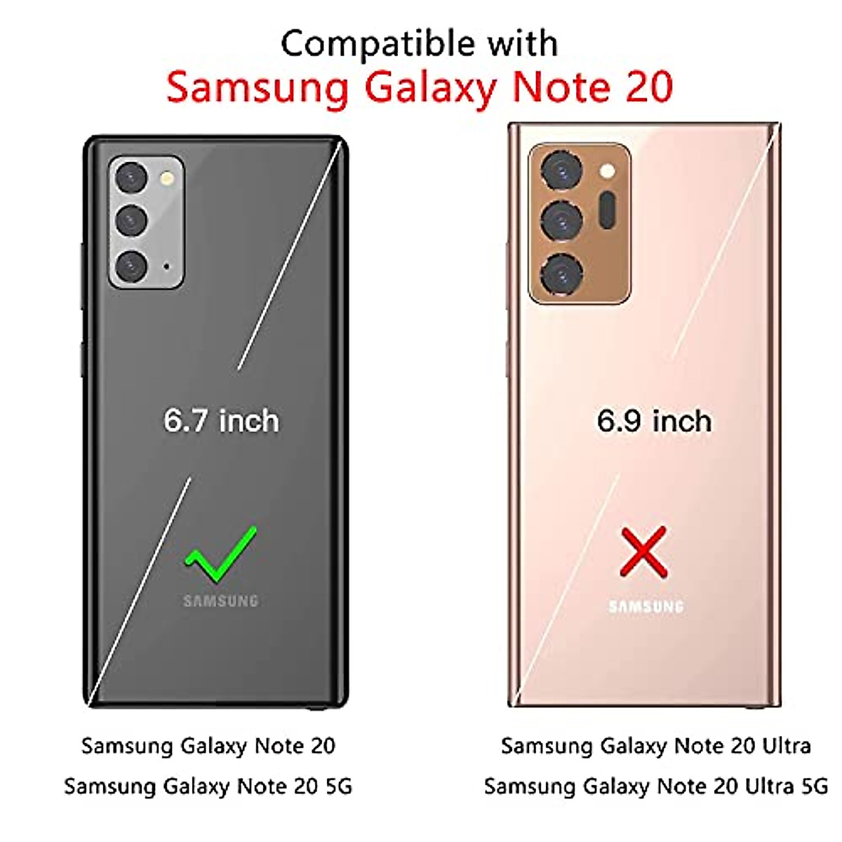 Military Grade Drop Impact for Samsung Galaxy Note 20 Case Note 20 5G Case 360 Metal Rotating Ring Kickstand Holder Armor Heavy Duty Shockproof Case for Galaxy Note 20 5G Phone Case (Black)