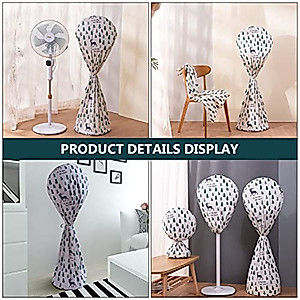 RAZZUM Floor Fan Dust Cover Reusable Fan Dust Protector Electrical Appliances Cover Anti Dust Fan Cloth Guard for Home 140x60cm Fan