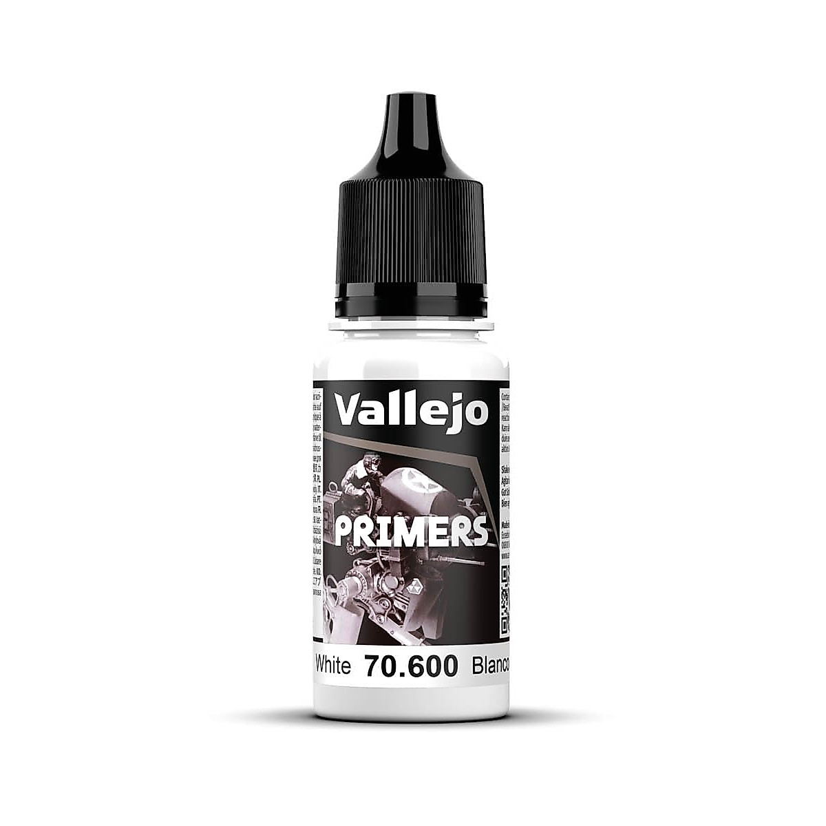 Vallejo Acrylic Polyurethane, 17ml, White Primer