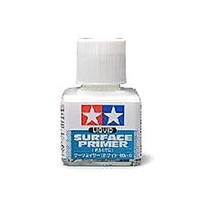 Tamiya America, Inc Wht Liquid Surface Primer 40ml, TAM87096