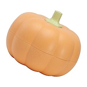 Cabilock Pumpkin Serving Bowl with Lid Wheat Fiber Pumpkin Candy Jar Dessert Fruit Holder Snack Container Food Display Bowl for Wedding Halloween Home Decor