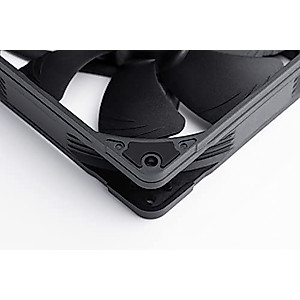 Noctua NA-IS1-14 chromax.Black Sx2, Inlet Side Spacers for 140mm Fans (Black)