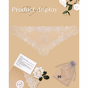 Bozidol Church Triangular Head covering - Cross Chalice Embroidered Vintage Church Veil for Women