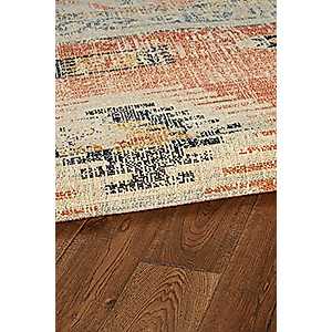 Plateau Moore Ivory & Rust 8' X 10' Area Rug by Linon