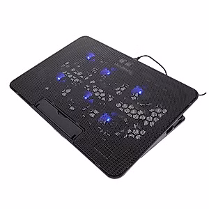 UKCOCO Computer Radiator Laptop Cooling Pad Laptop Stand Portable Laptop Fan Cooler Laptop Stand Cooler Laptop Stand for Desk Cooling Stand Laptop Mount Bracket Plate Plastic Notebook S6