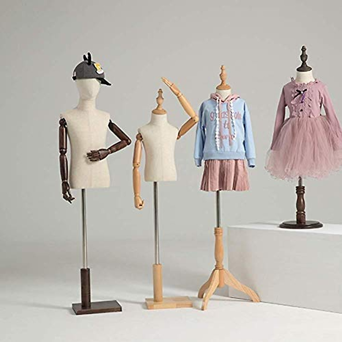 TOPRP Mannequin Display Stand Manikins Tailors Dummy Child Tailors Dummy Mannequin Bust Dressmakers Students Mannequin Display