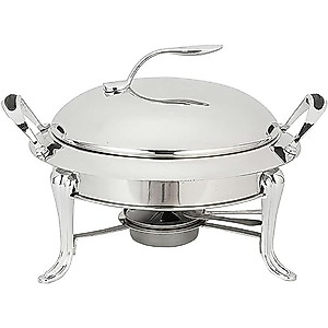 FLTRGO Chafing Dishe Food Warmers, Stainless Steel Buffet Server Trays W/Food Pan, Pot Lid, Solid Stand and Fuel Holder, for Parties, Weddings and Events