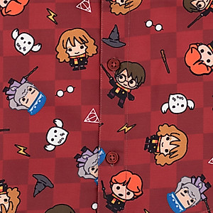 Harry Potter Dumbledore Ron Weasley Hedwig Owl Little Boys Hawaiian Button Down Shirt 7-8