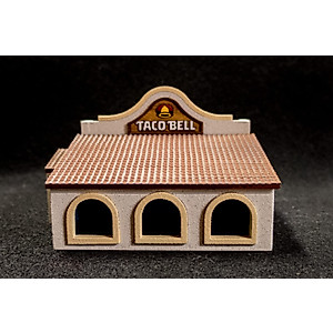 GameCraft Miniatures 28mm Taco Restaurant (MDF) - 28MMDF163