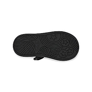 carter's Girls Aggie Mary Jane Flat, Black, 4 Toddler