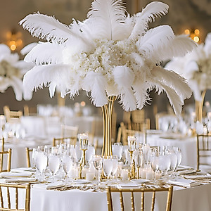 Fixwal 120 Inch White Round Tablecloth, 6 Pack Round Table Cloth Polyester Fabric Washable Table Covers for Wedding, Party, Banquet, Dining, Birthday Events