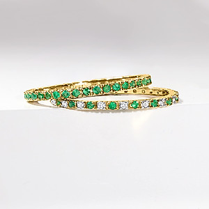 RS Pure by Ross-Simons 0.33 ct. t.w. Gemstone Eternity Band in 14kt Yellow Gold