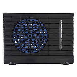 Car Mini Air Conditioner Fan, Portable Cooler Universal DC 12V Low Noise Black Evaporative Water Cooler Cooling Fan for Car Truck Home