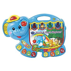 VTech Touch and Teach Elephant Book , Blue
