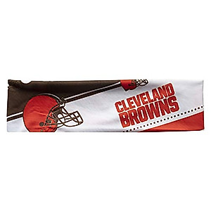 Littlearth Unisex-Adult NFL Cleveland Browns 1 Stretch Headband, Team Color, One Size