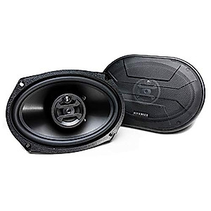 Hifonics Zeus ZS-693, 800 Watt 6 x 9 Inch 3 Way Car Audio Coaxial Speakers, 2 Pairs, Black