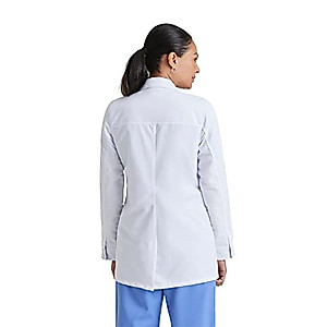 BARCO Grey's Anatomy Women's 2 Piece Long Sleeve 30" Lab Coat White XL
