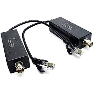 BeElion Single Channel Pair Passive IP Extender Over Coax Cable Transmitter