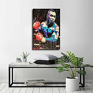 CJQ Alec-Monopolys Boxing Tyson Poster Decorative Painting Canvas Wall Art Living Room Posters Bedroom Painting 16x24inch(40x60cm)