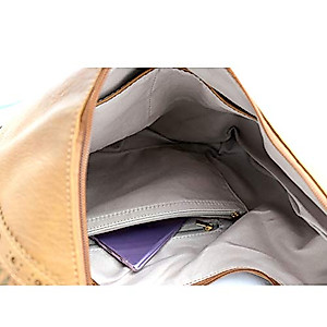 Boho Tassel Expandable Soft Vegan Leather Straw Large Hobo Bag Purse Handbag (Lightweight Laser-cut Hobo - ZBlack)