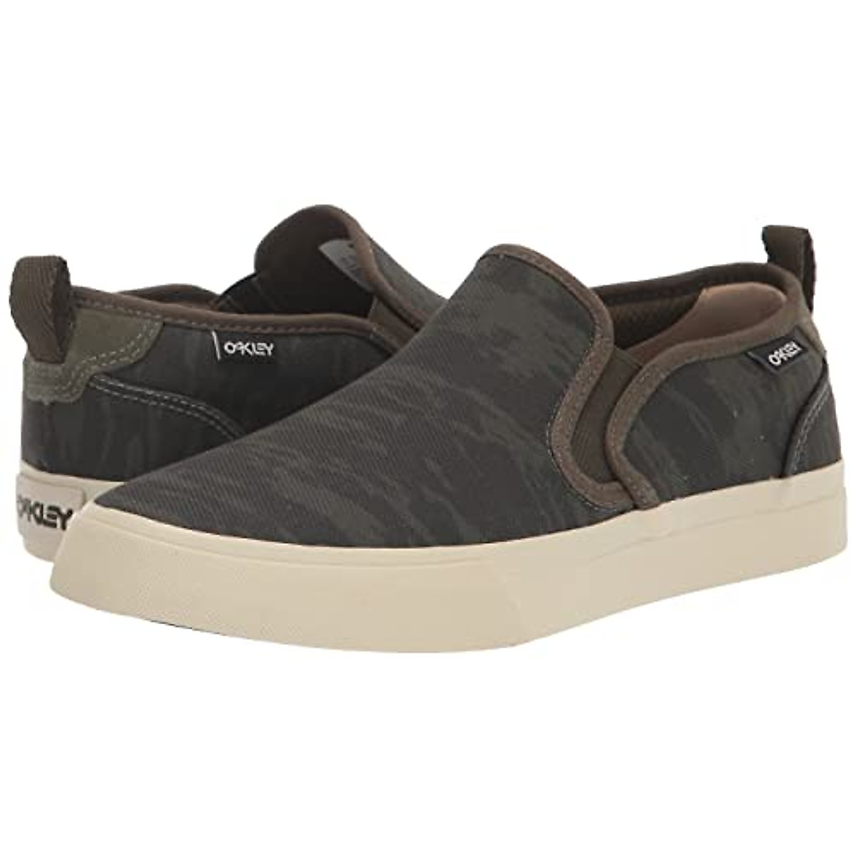 Oakley Men's B1B Classic Slip On Sneaker, Brush Tiger CAMO Green, 11