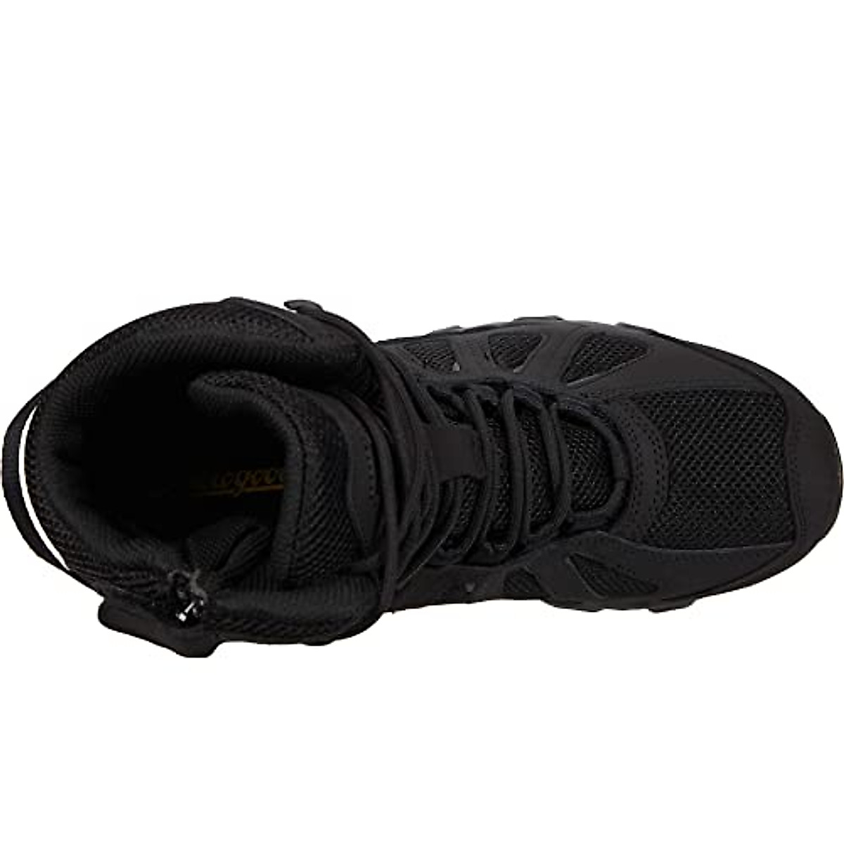 Thorogood Crosstrex 6 Waterproof Side-Zip Tactical Hiking Boots for Men - Lightweight Premium Leather and Breathable Nylon with BBP Membrane and Traction Outsole, Black/Grey - 14 W US