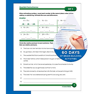Summer Bridge Activities 4th to 5th Grade Workbook, Math, Reading Comprehension, Writing, Science, Social Studies, Fitness Summer Learning Activities, 5th Grade Workbooks All Subjects With Flash Cards