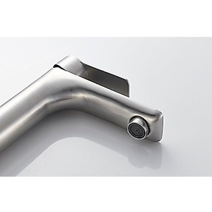 DUSJYOHRD Black Basin Faucet Bath Mixer Bathroom Basin Faucet Vessel Washbasin Water Mixer Hot and Cold Water Taps L71118 L71118B(L71118)