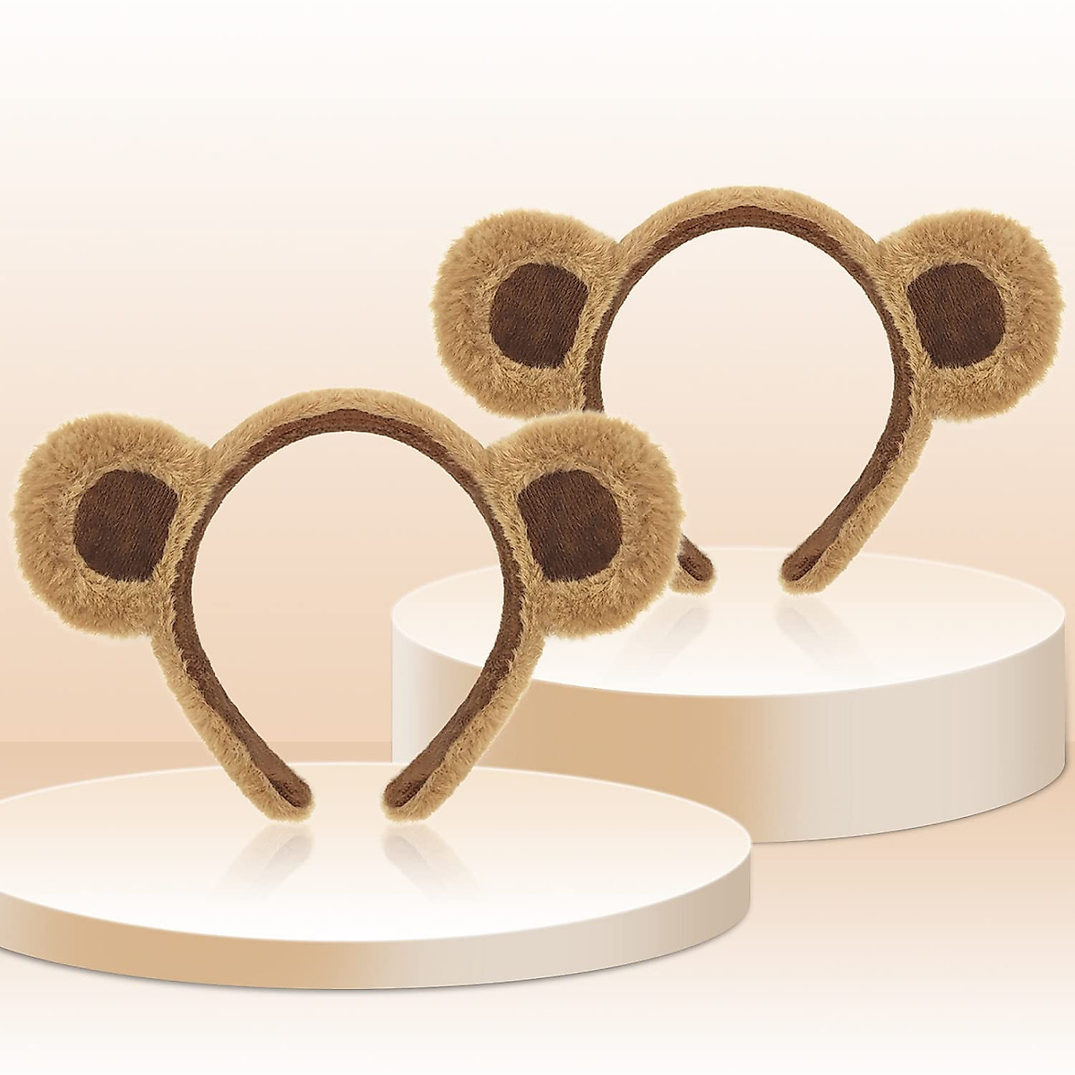 Beviliu Bears ear headband 3 Pack