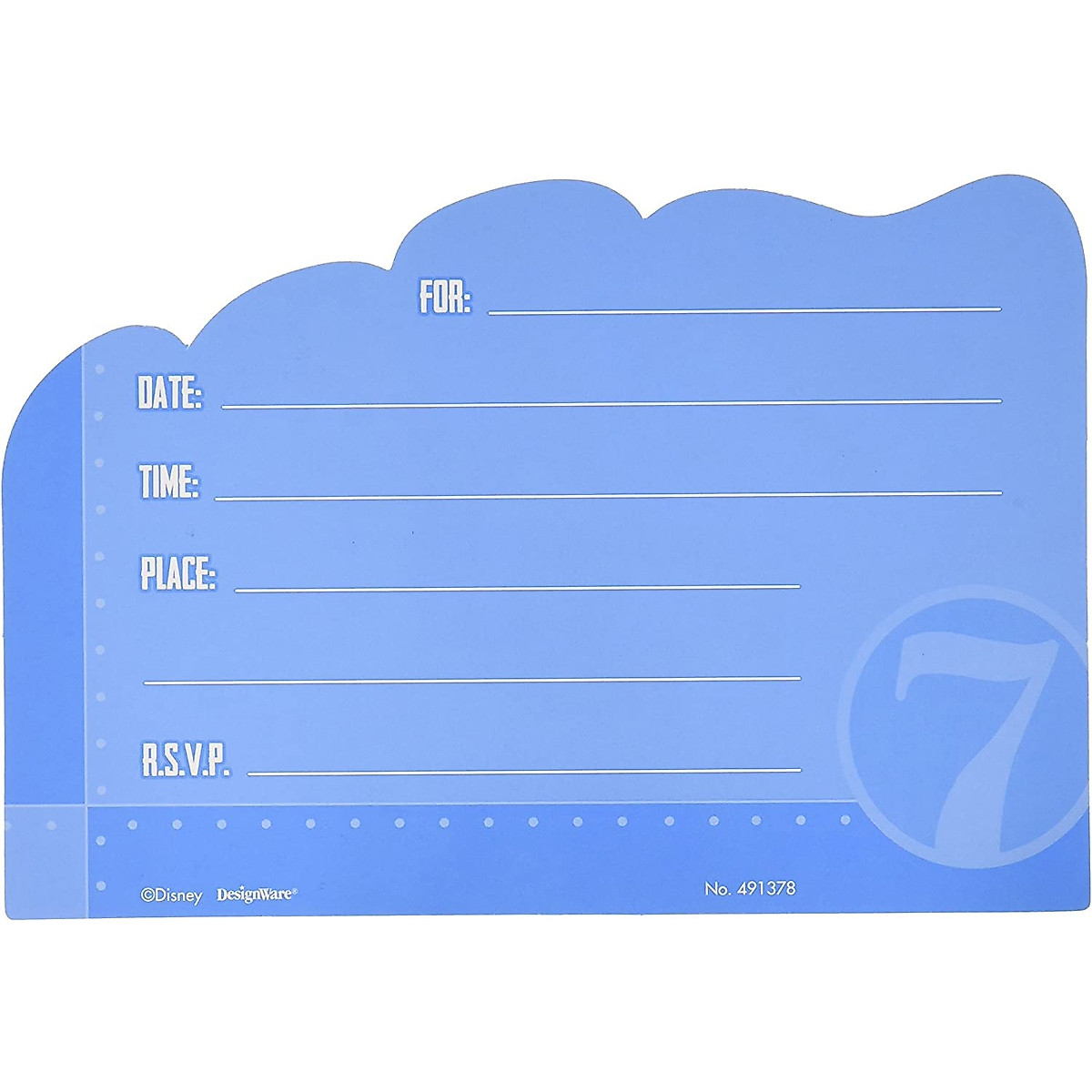 Unique Disney Planes Birthday Party Supplies Bundle Pack includes 16 Postcard Invitations, 16 Envelopes, 16 Seals, 16 Save the Date Stickers